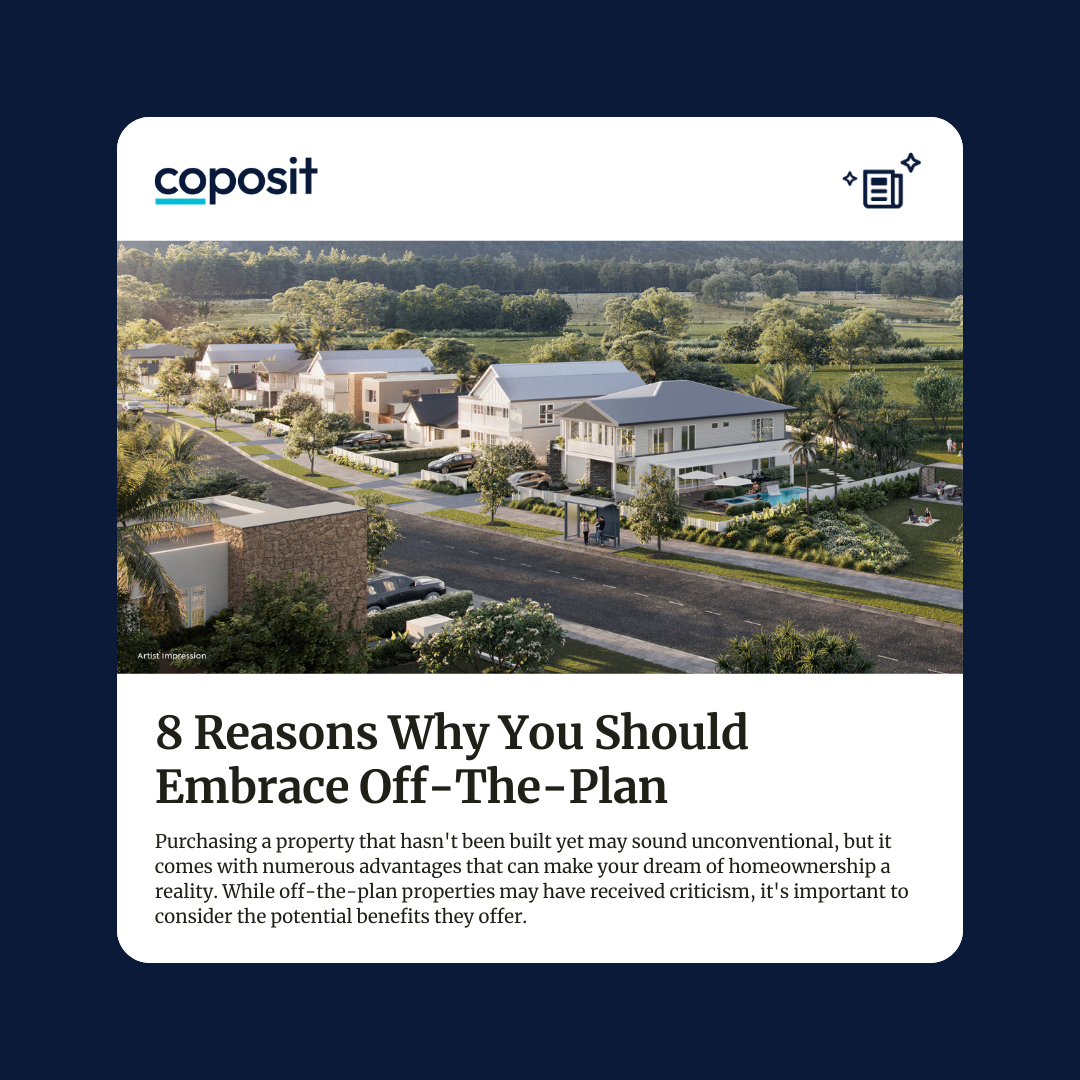 8 Reasons Why You Should Embrace Off-The-Plan